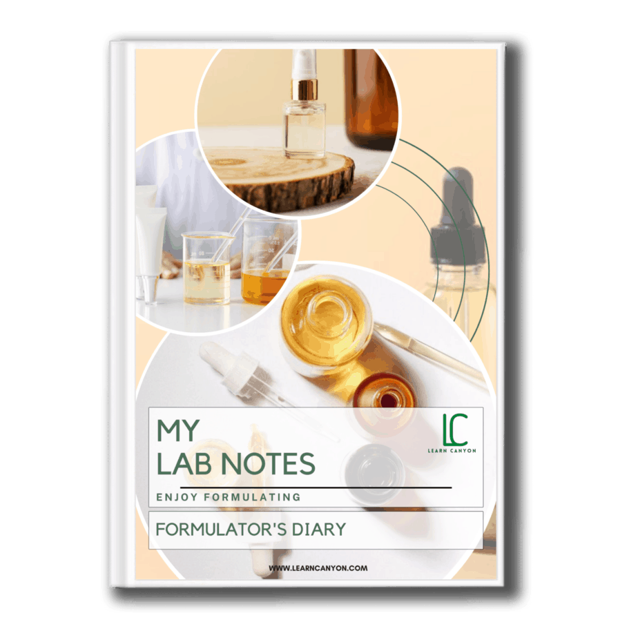 My Lab Notes - Formulator's Diary | Learn Canyon
