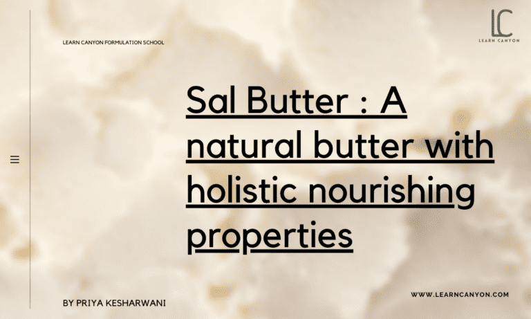 Sal Butter: Holistic Nourishing Properties | Learn Canyon