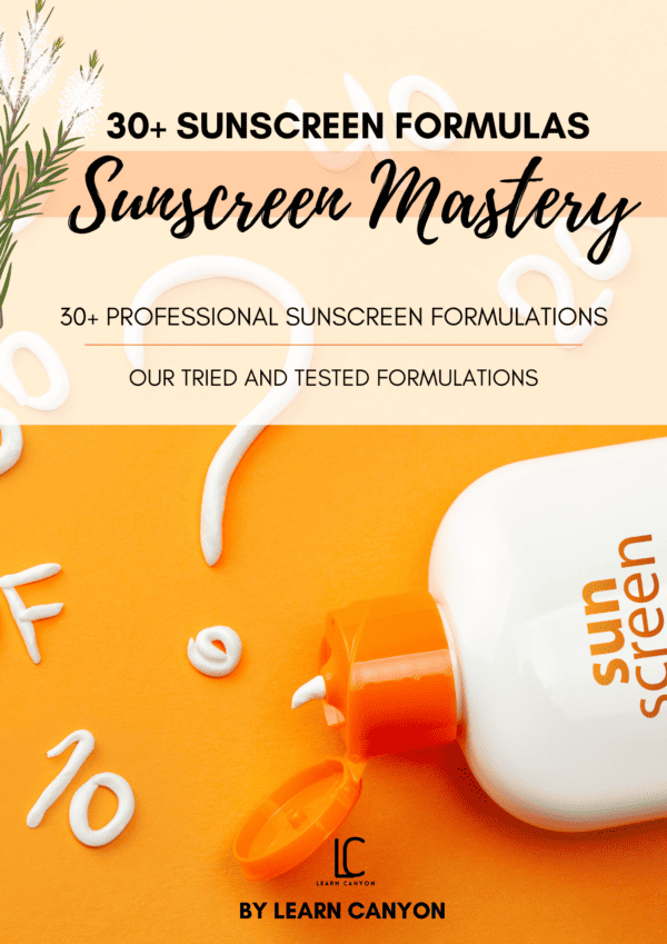 Sunscreen Formulation Mastery | Learn Canyon