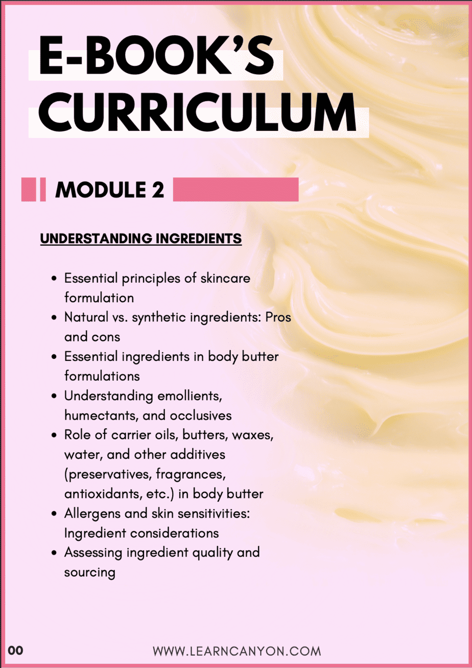 Body Butter Mastery | Learn Canyon