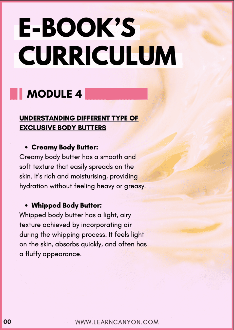 Body Butter Mastery | Learn Canyon