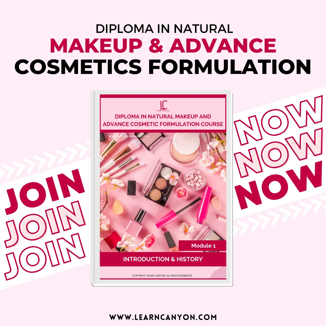Diploma In Natural Makeup Formulation And Advanced Color Cosmetics | Learn Canyon