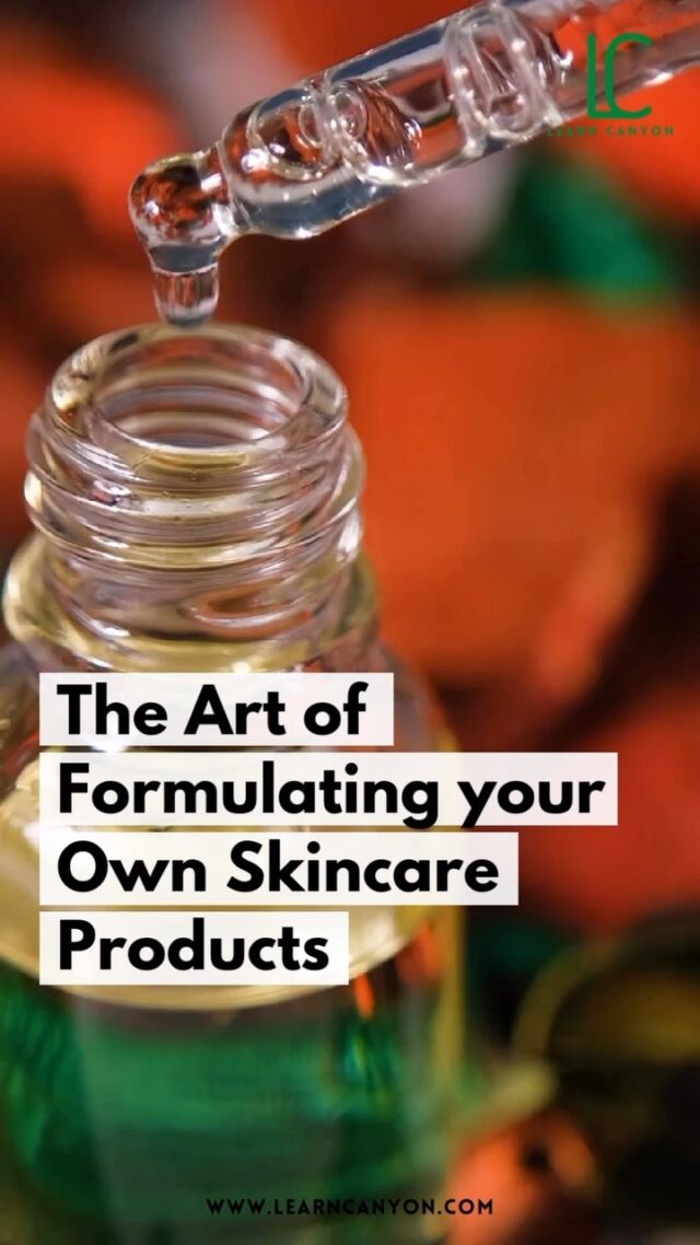 Learn Canyon: Organic Cosmetic Formulation School